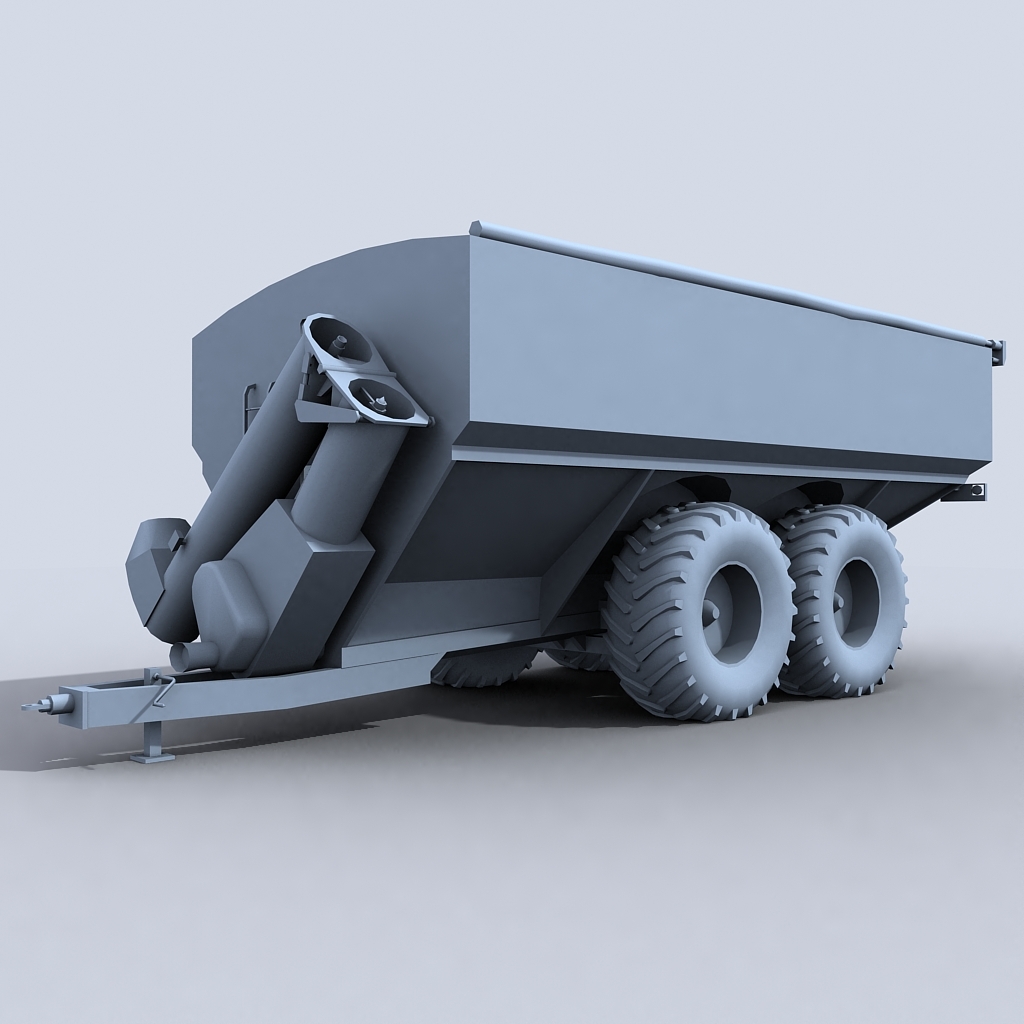 grain cart 1 3d model