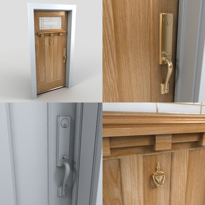 3d entry doors