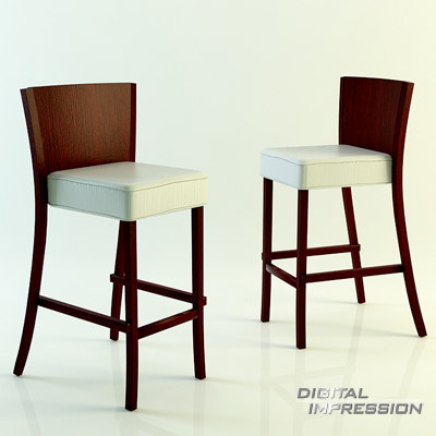 butterfly stool 3d model