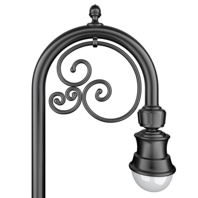 decorative street lamp banner max