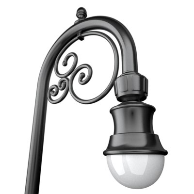 decorative street lamp banner max