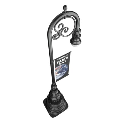 decorative street lamp banner max