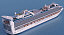 cruise ship caribbean princess 3d model