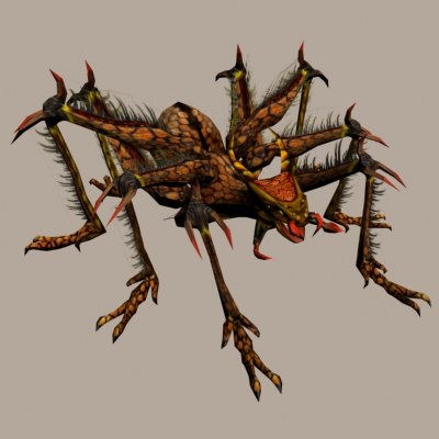3d model spider dragon