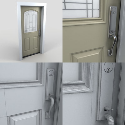 3d model doors residential