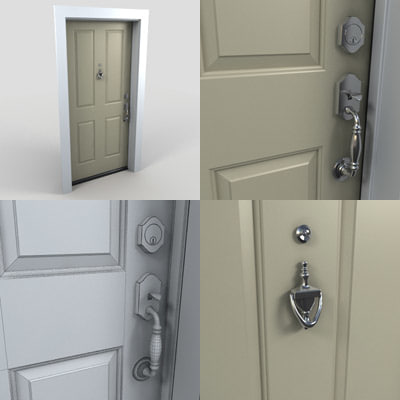 3d model doors residential