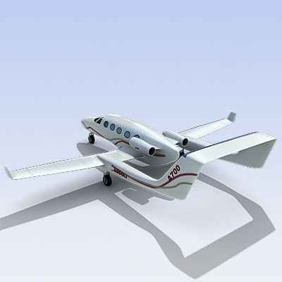 adam aircraft a700 3d model