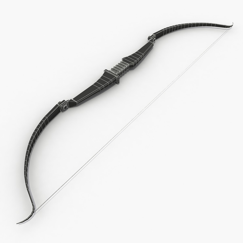 3d model classic bow