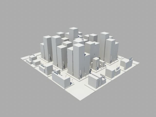basic city 3d model