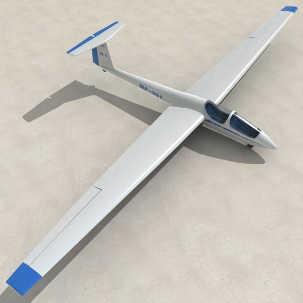3d glider ask-21