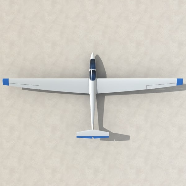 3d glider ask-21