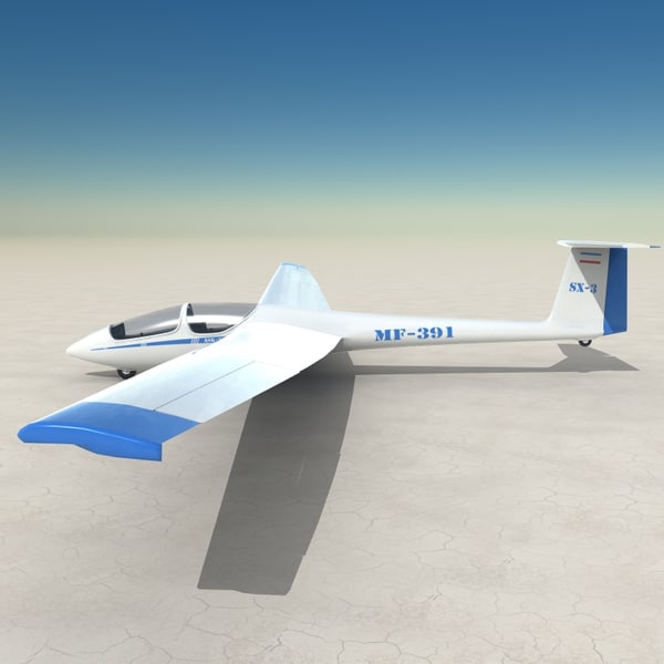 3d glider ask-21