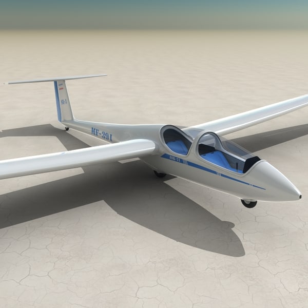 3d glider ask-21