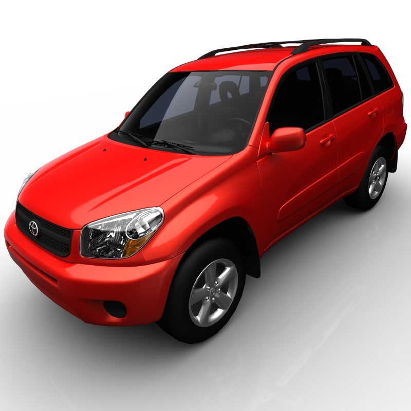 3d model of toyota rav4 base