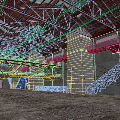 modelo 3d Almacén 3D interior 03 - TurboSquid 498315