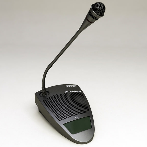 bosch delegate microphone 3d max