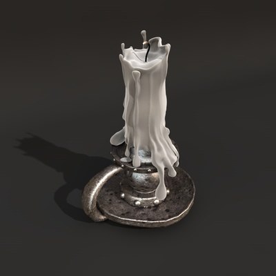 3d model candle