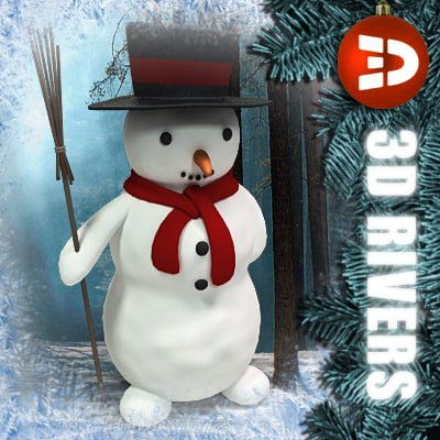 soldier snowman 3d max