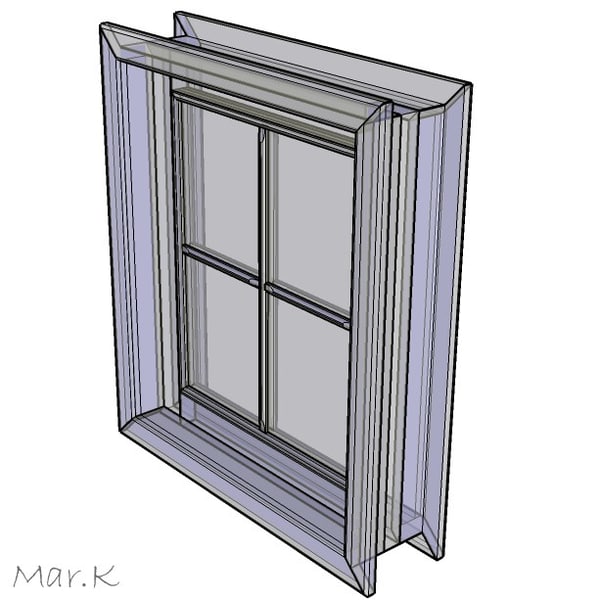 window 3d model