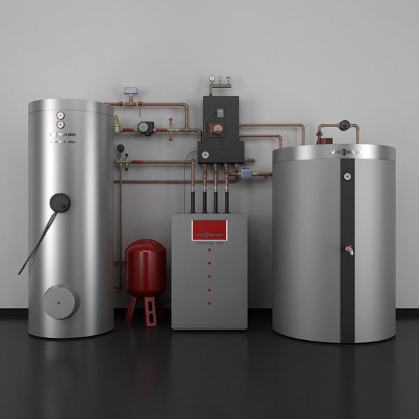 home heating viessmann 3d model