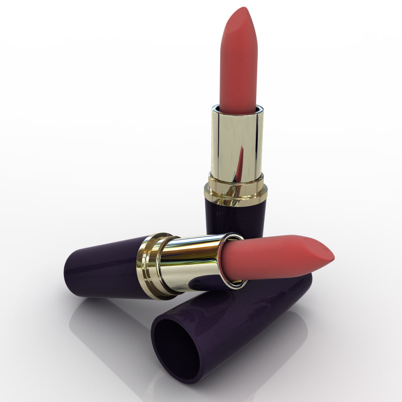 lipstick modelled obj