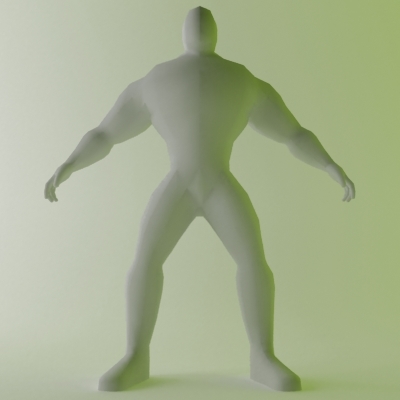 base hero villain 3d max