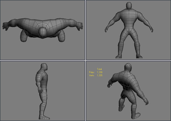 base hero villain 3d max