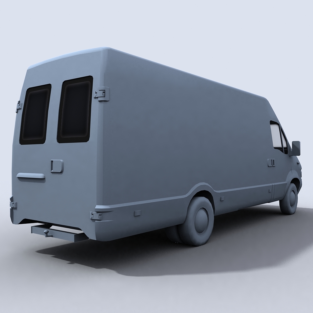 van 3d model