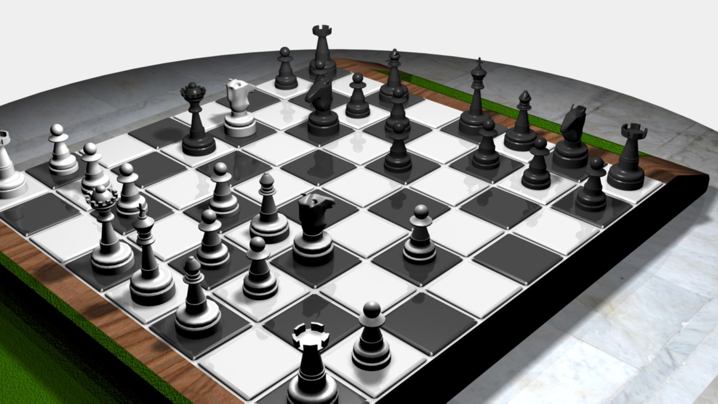 3ds max chess set