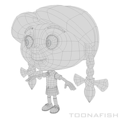 3ds max funny cartoon character