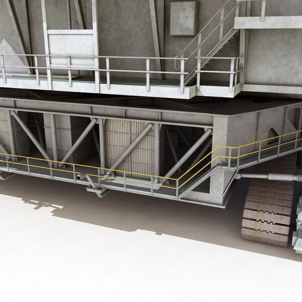 3d max crawler mobile launch platform