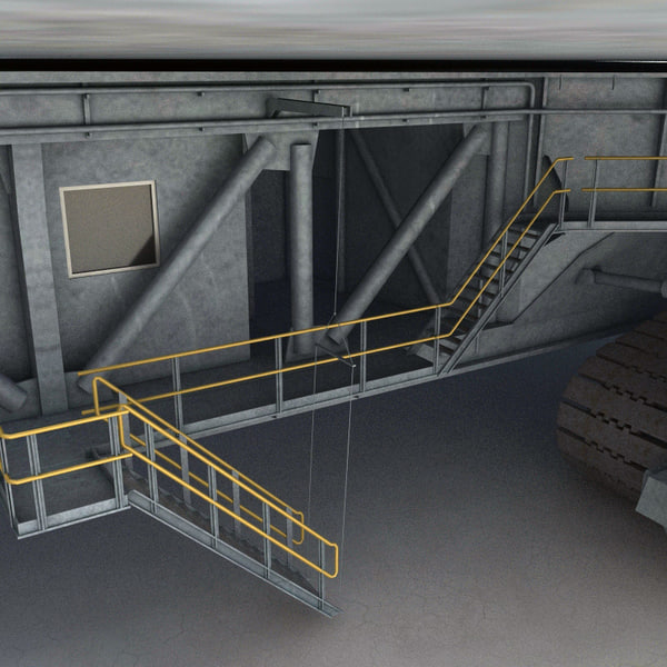 3d max crawler mobile launch platform