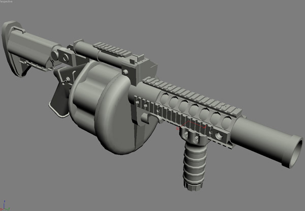 3d model hi-poly mgl-140 mgl