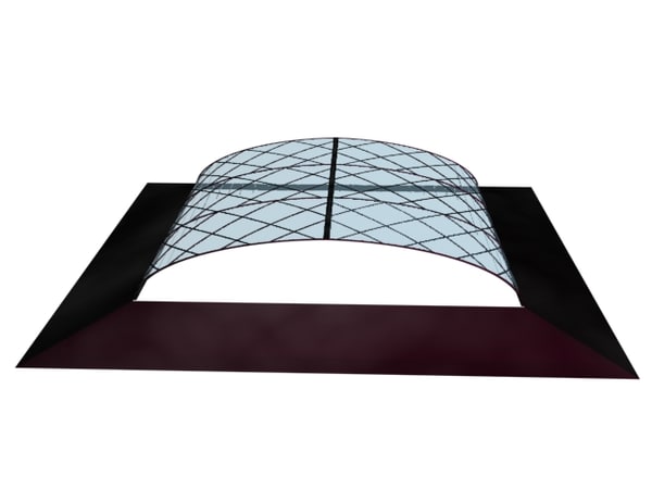 3ds max glass roof