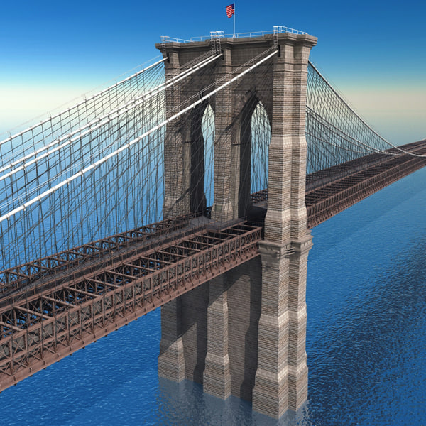 3d brooklyn bridge
