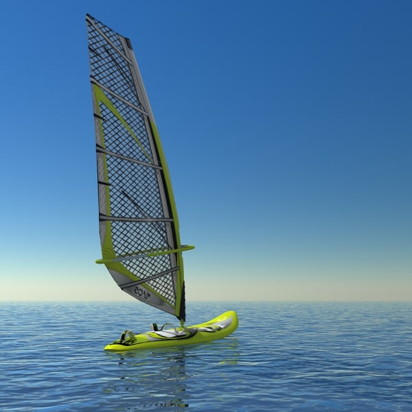 c4d windsurf modelled