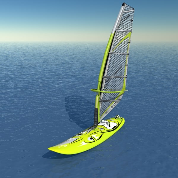 c4d windsurf modelled