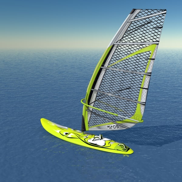 c4d windsurf modelled
