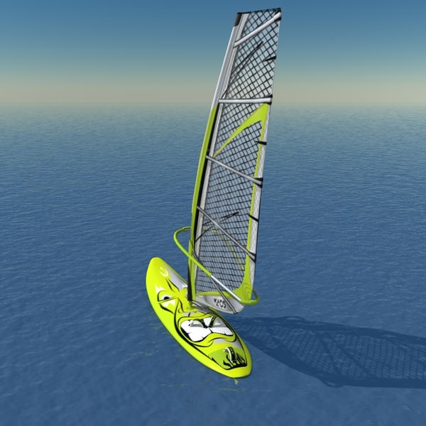 c4d windsurf modelled