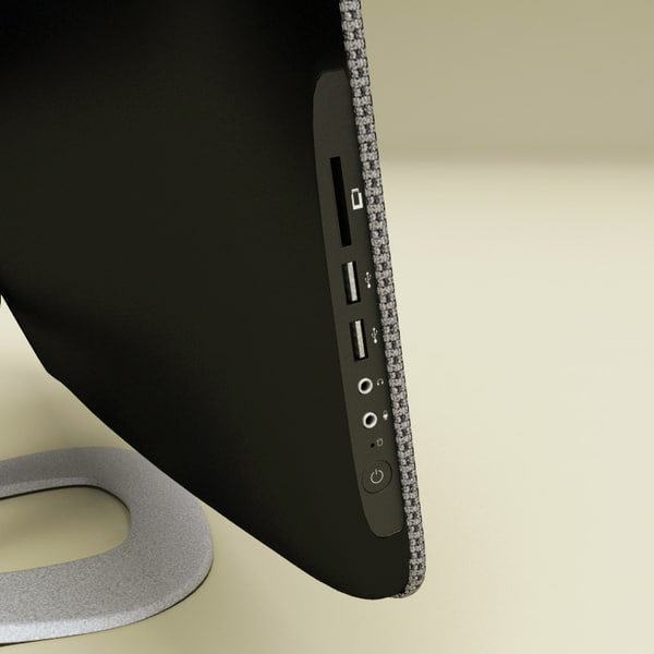 dell studio touchscreen pc 3d 3ds