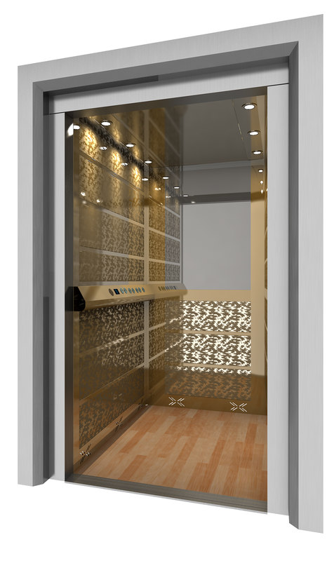 3d model elevator cabin
