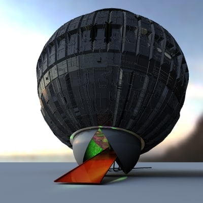 strange machine 3d model