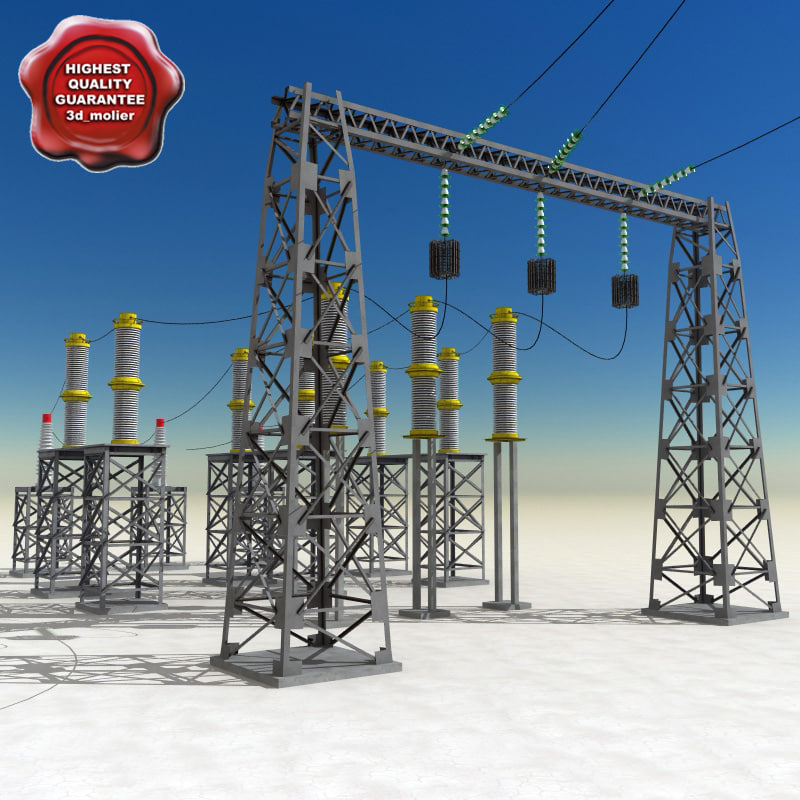 substation v3 3d model
