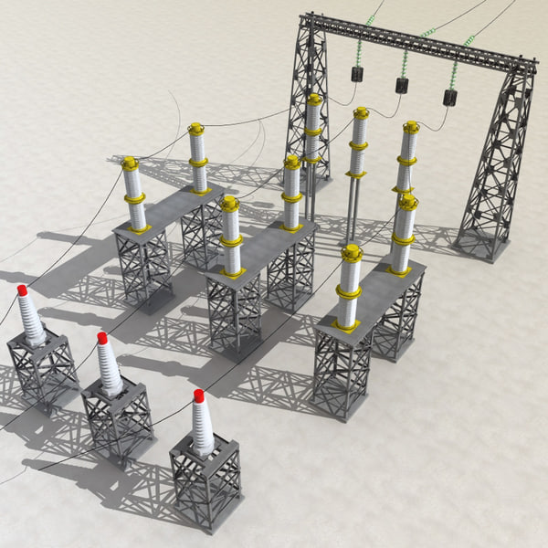 substation v3 3d model