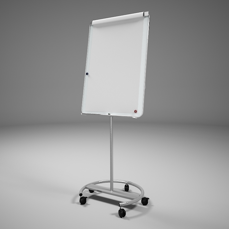 mobile flip chart 3ds