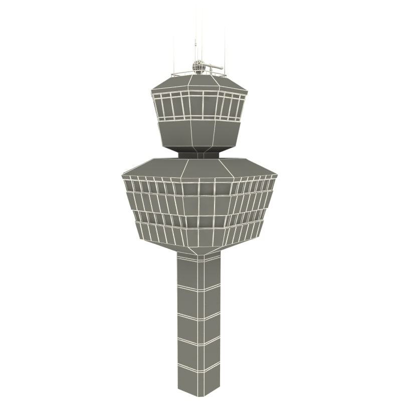 3d flight control tower
