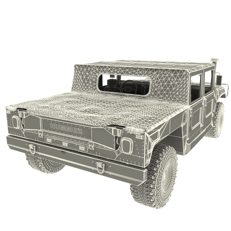 hummer h1 3d 3ds