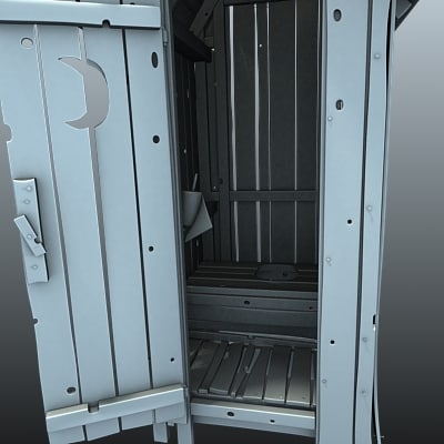 outhouse house 3d model