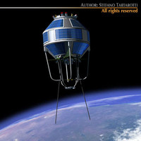 kosmos-3m launch area kosmos 3d model