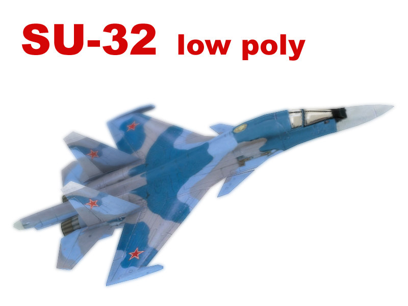 3ds sukhoi su-32 34 fighter